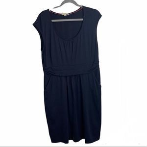 Boden | Dresses | Boden Navy Blue Cap Sleeve Dress | Poshmark
